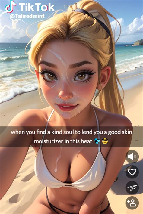 Rule 34 After Fellatio After Oral Ai Generated Assertive Female Beach Black Bikini Bottom