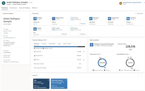 Unified Customer Profile For Retail Banking Microsoft Cloud For
