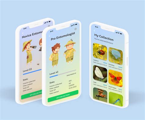 bughunt mobile app on behance