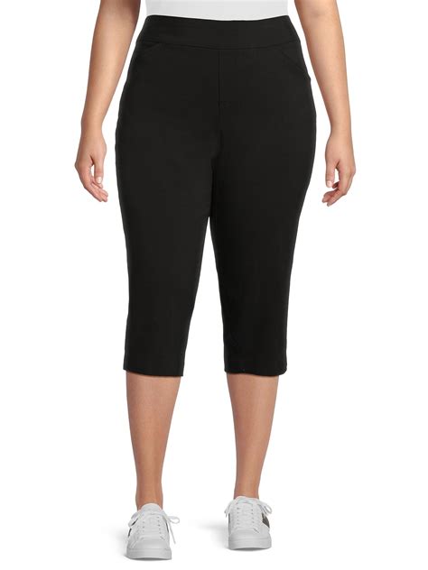 Jms Just My Size By Hanes Womens Plus Size Millennium Capri Pants