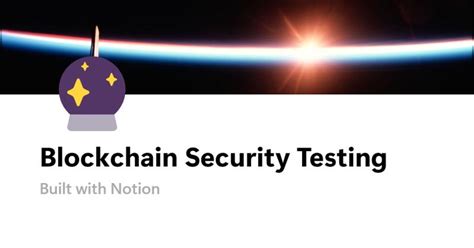 kavindu sahan on linkedin blockchain security testing notion