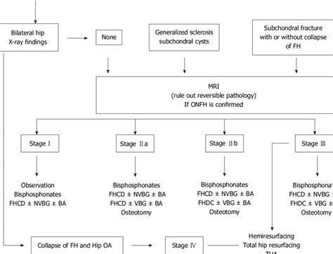 algorithm for the management and treatment of patients with