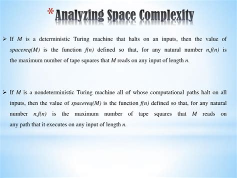 ppt theory of computation topic complexity classes space complexity