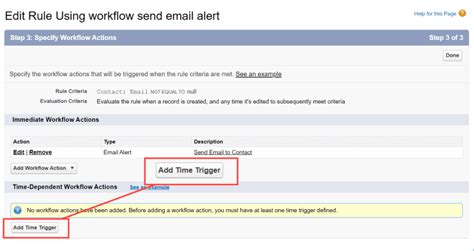 How To Create Time Dependent Workflow Actions In Workflow Rules In