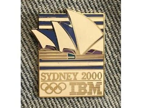 Ibm Olympic Pin ~ 2000 Sydney ~ Opera House ~ By Aminco Etsy