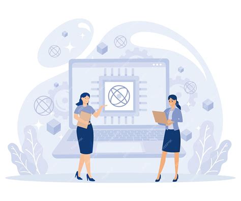 Premium Vector Quantum Computing Concept Optical Technology Photonics Research