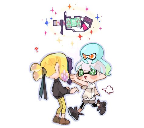 Inkling Player Character And Inkling Babe Splatoon And More Drawn By Spl Ya Danbooru
