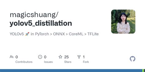Github Magicshuang Yolov Distillation Yolov In Pytorch Onnx Coreml Tflite