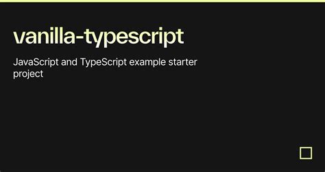 Vanilla Typescript Codesandbox