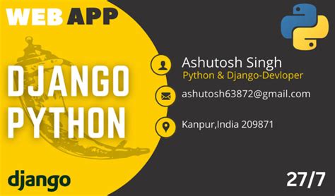 Handle Everything Related To Python And Django By Itsashusing Fiverr