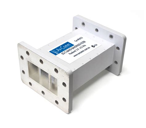 av comm 3 9 4 2ghz c band 5g bandpass waveguide filter av comm space