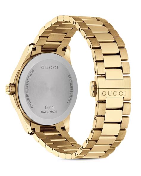 Gucci Watches Ladies Gold Tone