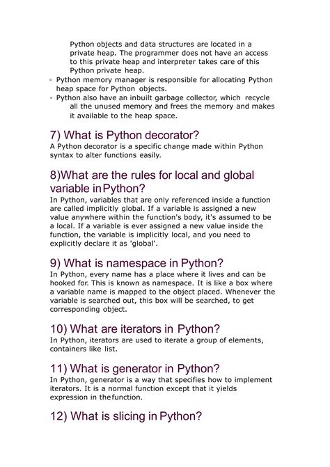 python interview questions and answers pdf