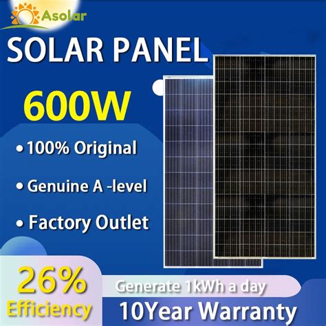 600w แผงพลังงานแสงอาทิตย์ แผงโซล่าเซลล์ แผงโซลาร์เซลล์ แผงโซล่าเซลล์ แผงโซล่า โซลาเซลล์ Solar