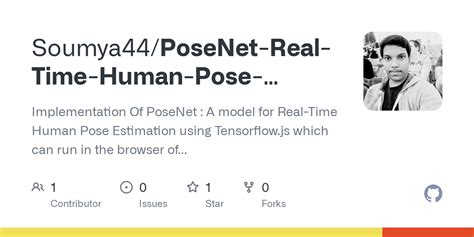 Posenet Real Time Human Pose Estimation Using Tensorflowjsreadmemd
