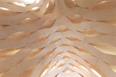 Sewn Timber Shell Uses Sewing To Create A Wooden Structure Sewn Timber Shell Uses Sewing To Create A Wooden Structure