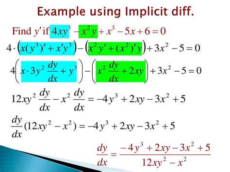 Implicit Differentiation - ppt download
