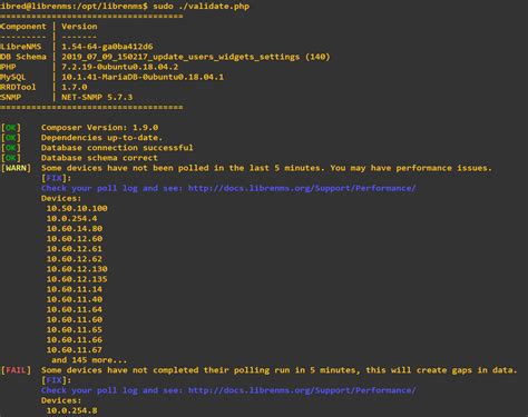 device polling faills help librenms community