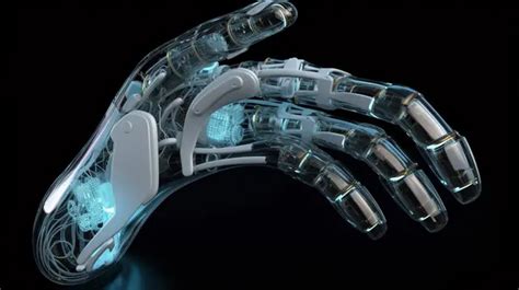 Gambar Background Tangan Robot Rendering 3d Dengan Tampilan Grafis Vektor Dan File Psd Untuk