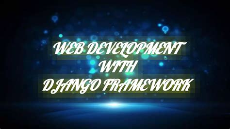 Django Frame Work Pptx