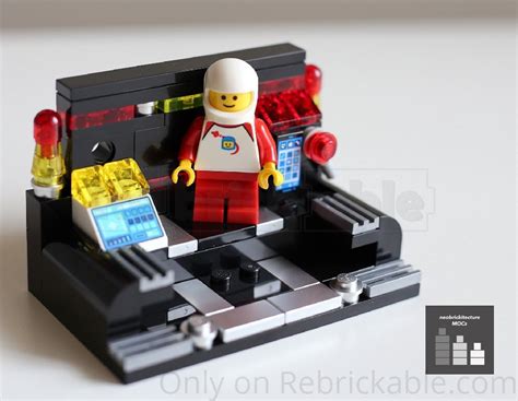 Lego Moc Spaceship Minifigure Habitat By Neobrickitecture Rebrickable