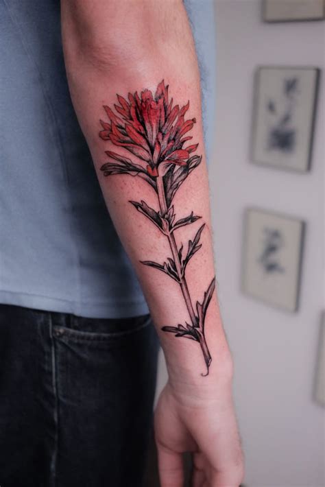 Portfolio The Muse By Courtney Roth Indian Paintbrush Tattoo Meaning