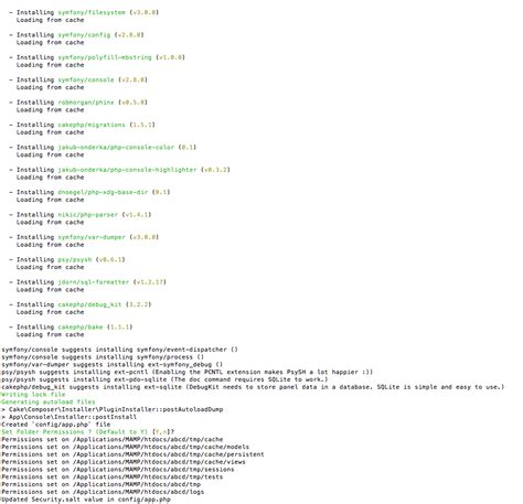 Mampを使用した場合のcomposerでcakephp3xをインストールする方法