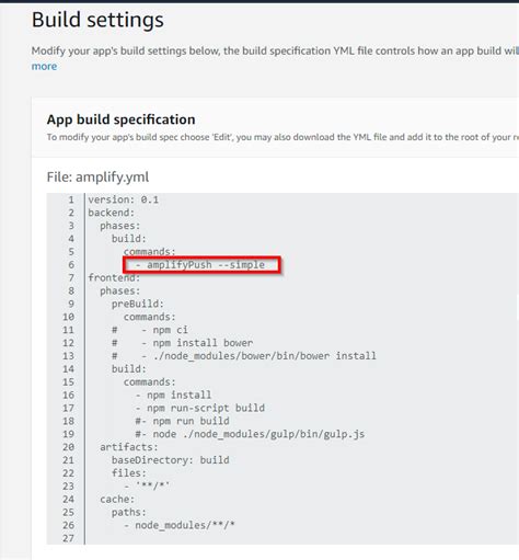 Angular Amplify Project Will Not Build Within Amplify Console Stack