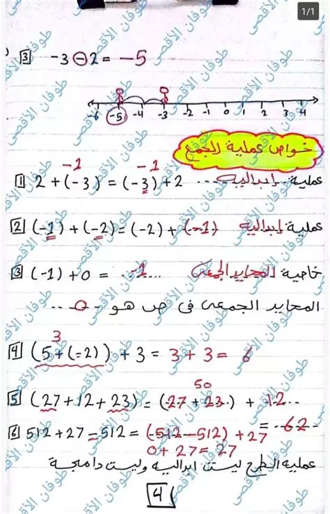 شرح الدرس الأول رياضيات الصف الأول الإعدادي المنهج الجديد 2025 الترم