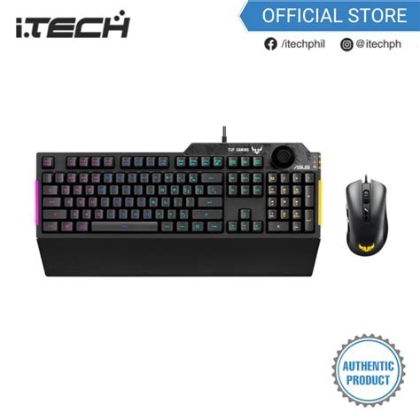 Asus Tuf Gaming Combo K Rgb Keyboard M Optical Gaming Mouse Lazada Ph