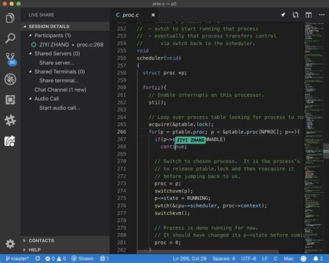 Pair Programming using VSCode Shawn Zhong 钟万祥