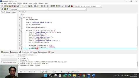 Uas Algoritma Dan Pemrograman Youtube