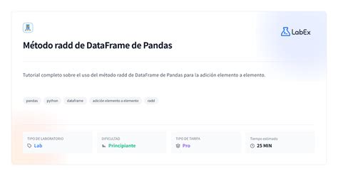 Dominando El Método Radd De Dataframe De Pandas Labex