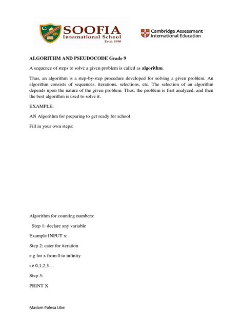 1679386160algorithm And Pseudocode Pdf Algorithms Computer