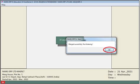 how to merge multiple companies of same name in marg software