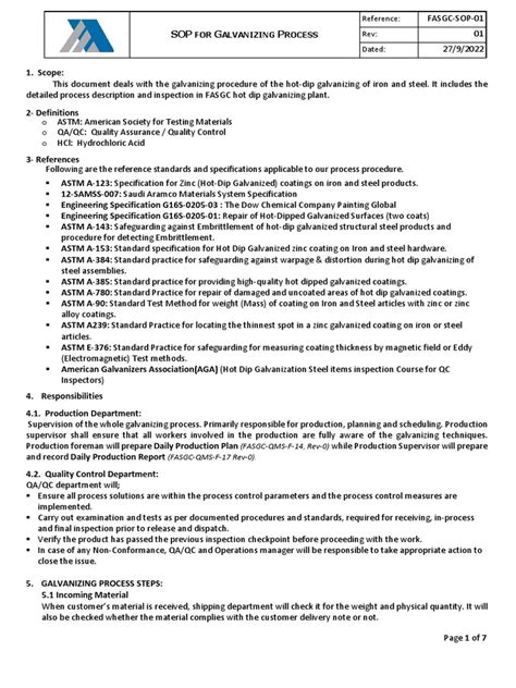Galvanizing Process Pdf Galvanization Secondary Sector Of The Economy