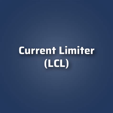 Current Limiter Lcl Msa Components Gmbh