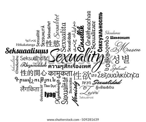 Sexuality Wordcloud Different Languages Vector Illustration Stock Vector Royalty Free
