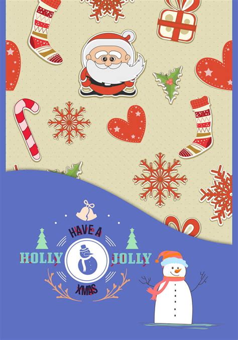 겨울 요소와 휴일 요소 벡터 Eps Ai Uidownload