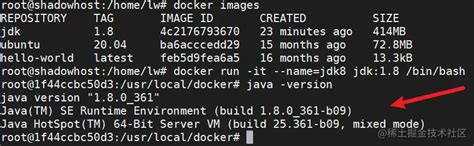 docker 构建镜像andjdk8基础镜像搭建安装docker 提前安装好 docker 本文基于 ubuntu 20 0 掘金