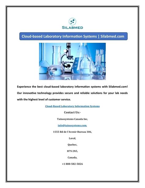 ppt cloud based laboratory information systems powerpoint presentation id