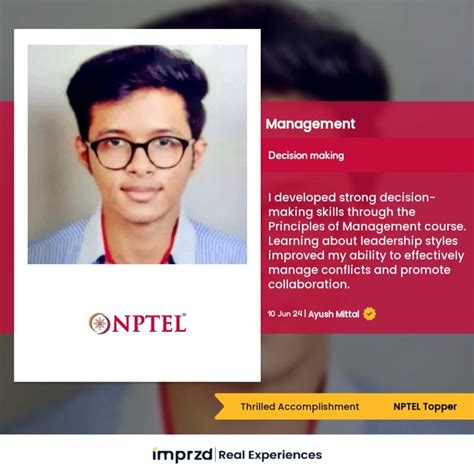 Ayush Mittal On Linkedin Nptel