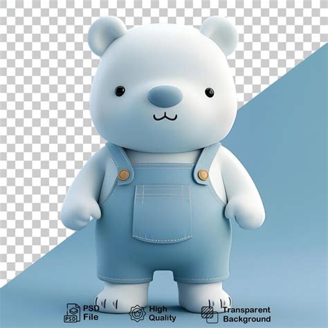 투명한 배경에 있는 만화 북극 Png 파일을 포함합니다 프리미엄 Ai 생성 Psd