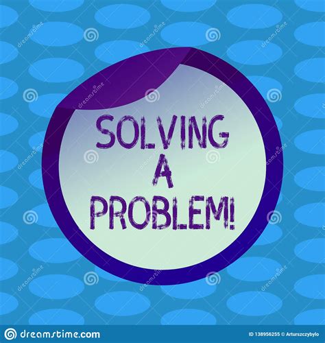 Word Writing Text Solving A Problem Business Concept For Include Mathematical Or Systematic