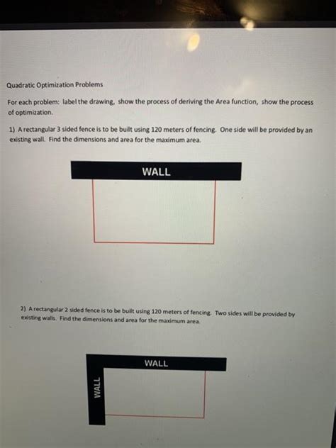 solved quadratic optimization problems for each problem