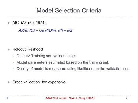Ppt Latent Tree Models Part Iii Learning Algorithms Powerpoint