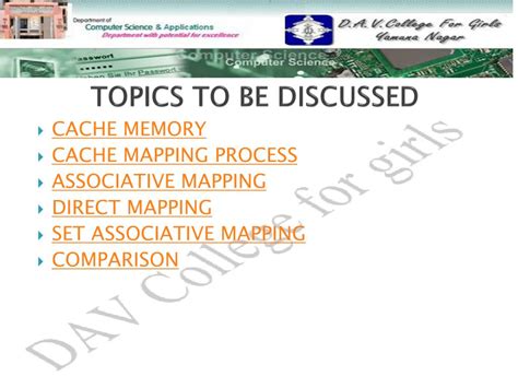 PPT CACHE MAPPING PROCESS PowerPoint Presentation Free Download ID 2798562