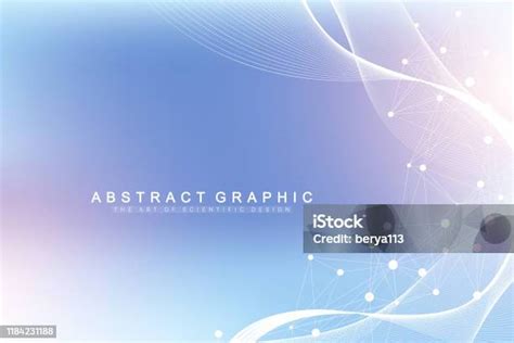 삶의 확장 연결된 라인과 점 파도 흐름과 다채로운 폭발 배경 시각화 양자 기술 추상 그래픽 배경 폭발 모션 버스트 벡터 그림