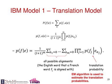 Ppt Statistical Translation Language Model Powerpoint Presentation