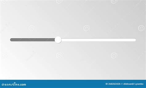 Switch Slider Icon In Flat Style Volume Control Vector Illustration On Isolated Background